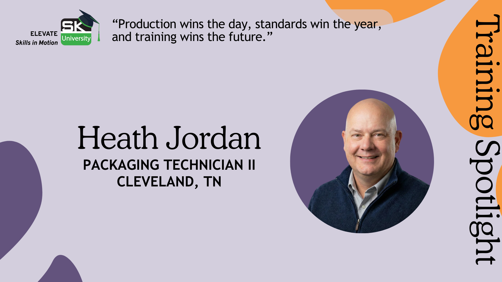 Associate Spotlight: Heath Jordan - SK Food Group